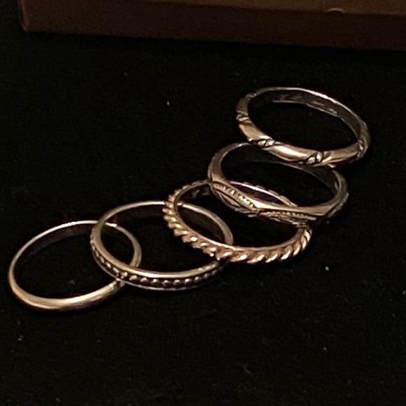 Silpada | Jewelry | Silpada Sterling Silver 5 Stack Ring Set R593 ...